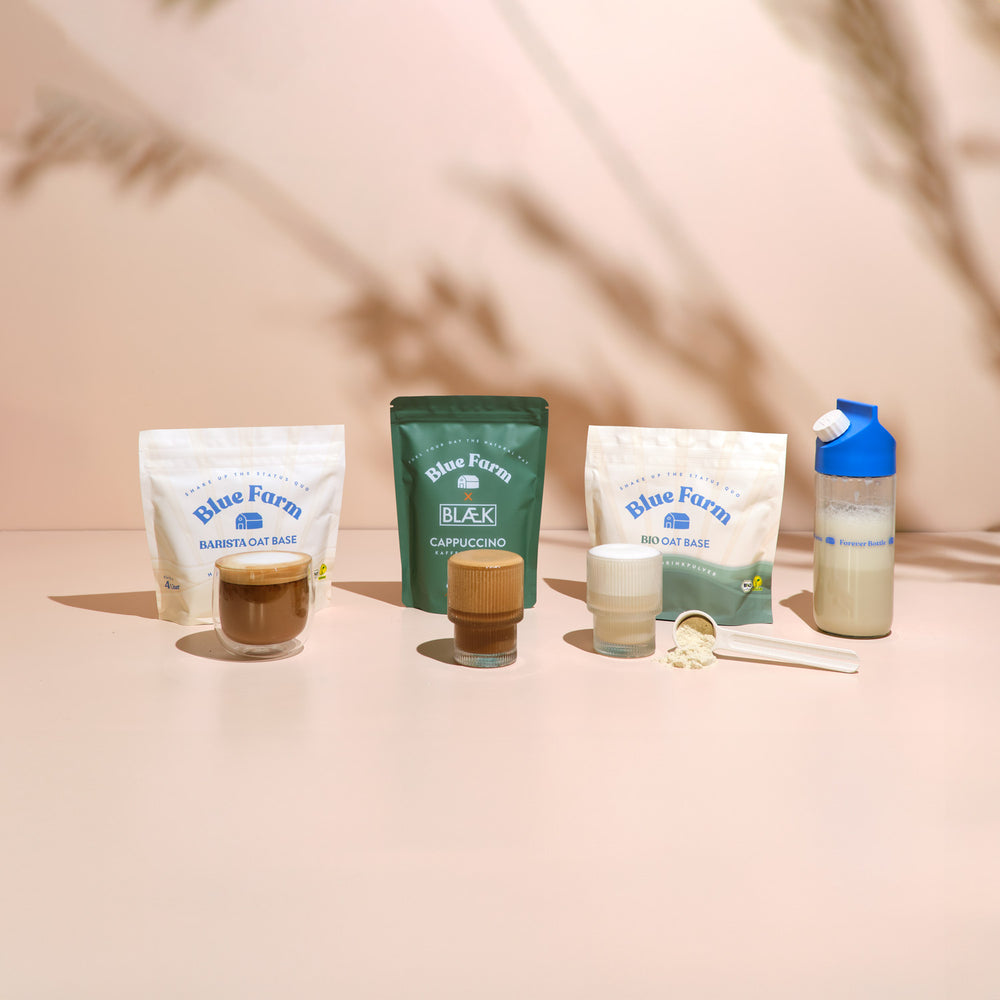 Blue Farm | Haferdrinkpulver für frischen Haferdrink in 10 Sekunden