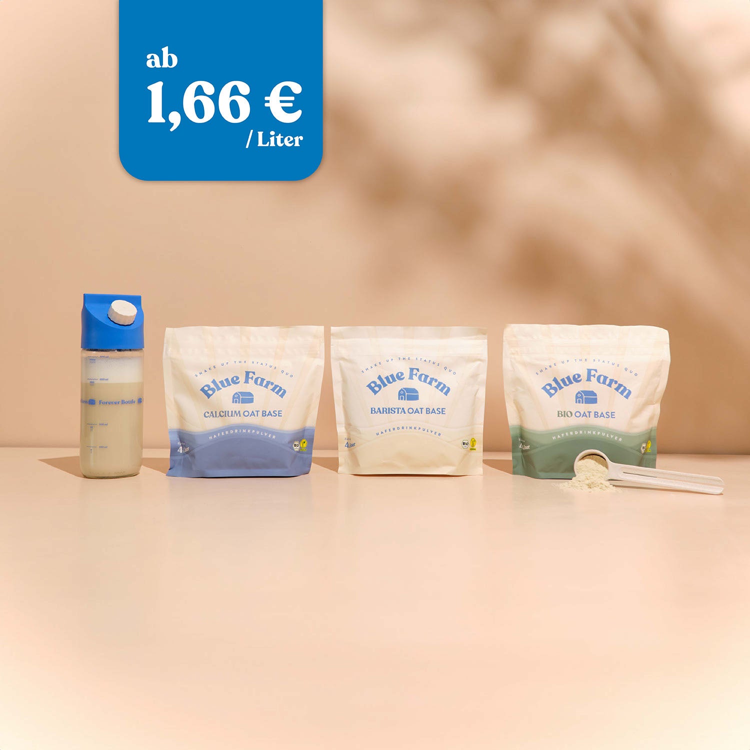 Blue Farm Starter Kit Deluxe | Haferdrink mit Calciumzusatz